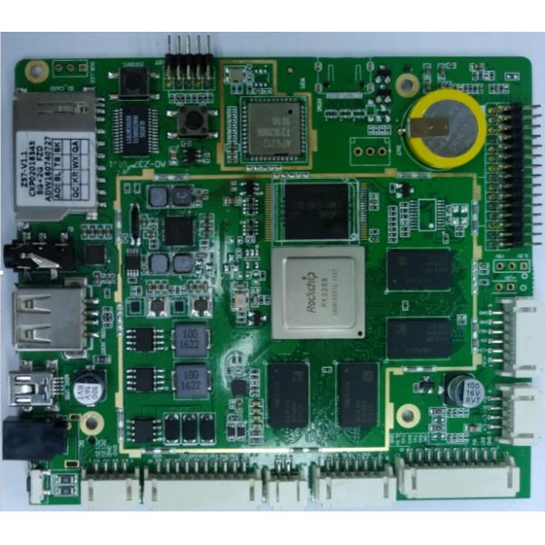 China CPU Embedded ARM RK3288 Board DC Power Supply RTC WiFi Kiosk Advertising Machine - China ...