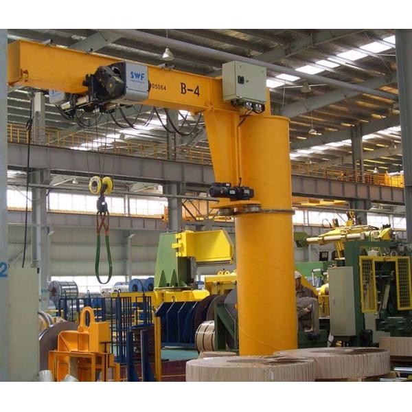 China Pillar Column Mounted Jib Crane 500kg High Safety With Emergency Stop Function - China Jib ...