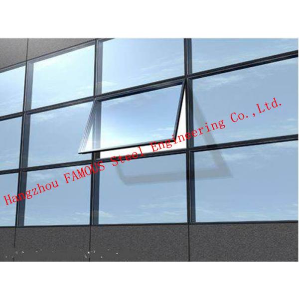 China Australia AS Standard Certified Glass Facade Curtain Walls For ...