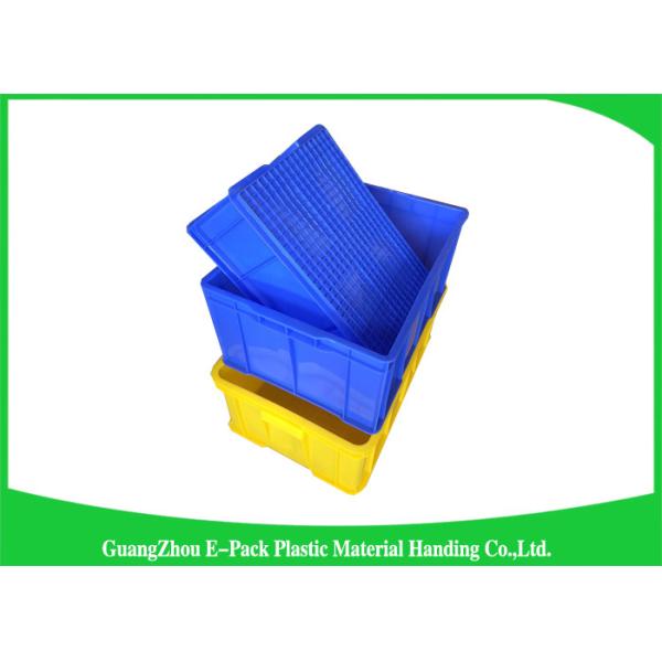 China Logistics Bins Plastic Stackable Containers Moving Crates Boxes ...