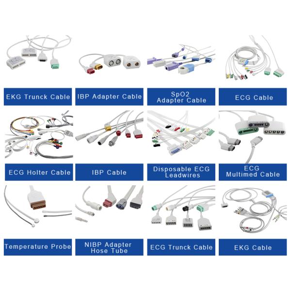 China Nihon Kohden JL-650P SpO2 Sensor Cable 12Pin To DB9 SpO2 ...