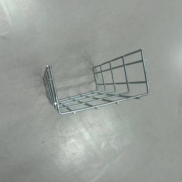 China Wall Or Ceiling Mounted Wire Mesh Cable Tray Galvanized Finish ...