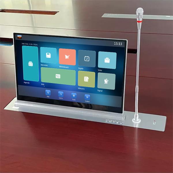 China Electric Computer Elevator Meeting Table Lcd Lift Paperless ...