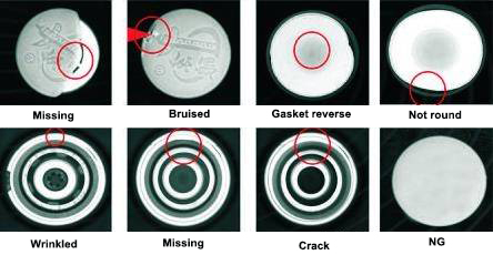 China Crown Cap Closures Detection System With Linear Array Camera ...