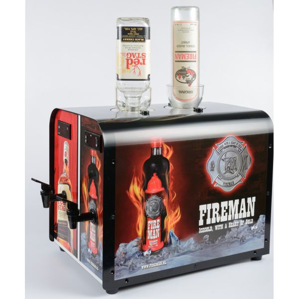 China Double Tank Vodka Chiller Machine / Liquors Chilled Shot ...