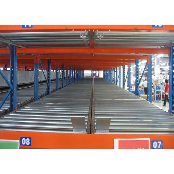 China Warehouse Gravity Flow Pallet Racks Fed Rack System Steel Heavy ...