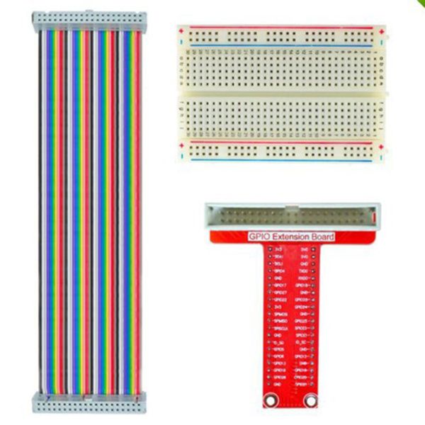 China GPIO Extension Board v2.2 26 Pin Flat Ribbon Cable 400 Points Breadboard - China Raspberry PI