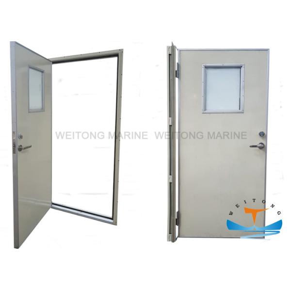 China Quick Open Aluminum Marine Doors Anodized Baking Surface With ...