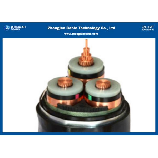 China 18/30KV 3 Cores Cu Cable , IEC 60502 MV Power Cable (Unarmoured) （CU/PVC/XLPE - China ...