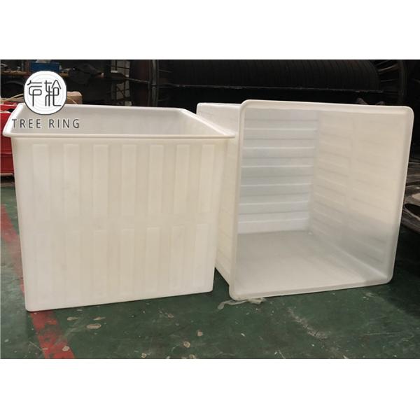 China Roto Molded Poly Box Truck Large Square Mobile Laundry Trolley ...