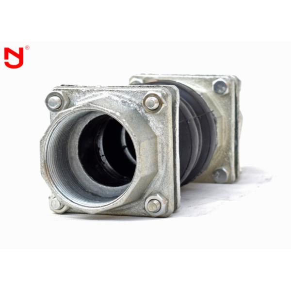 China Flexible Threaded Expansion Joint , Double Bellows Expansion ...