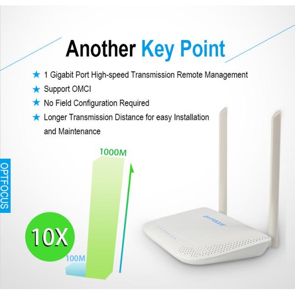 China SC/UPC Connector GPON OLT ONU EPON GEPON XPON BOSA White Color 1GE 1FE WIFI - China ...