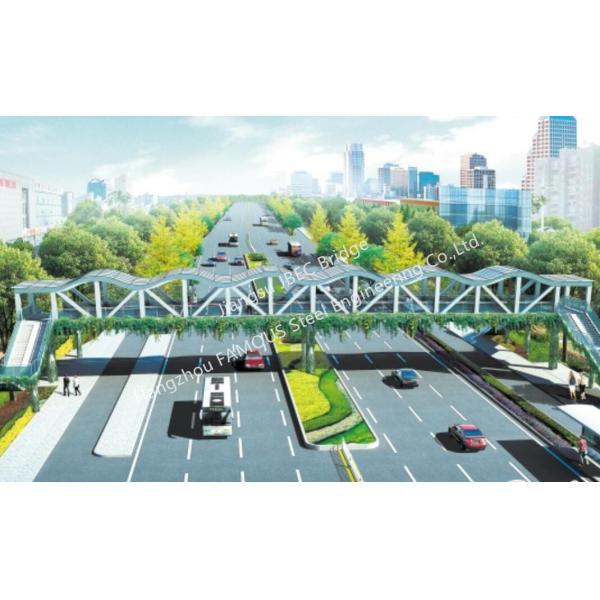 China Pedestrian Overpass Structural Steel Bridge Design Shop Drawing ...