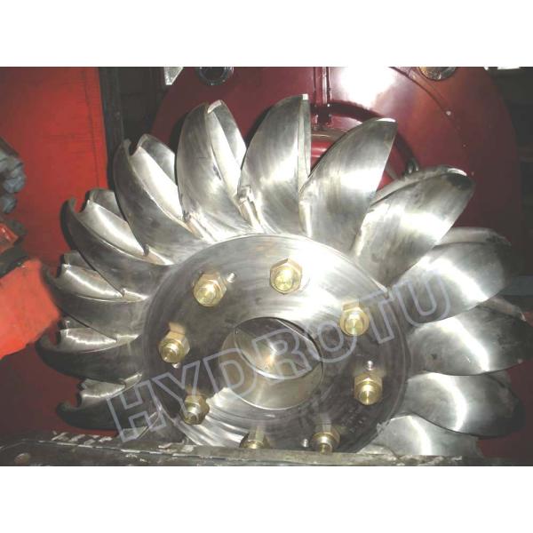 China Impulse Turbine Pelton Hydro Turbine / Pelton Water Turbine With ...
