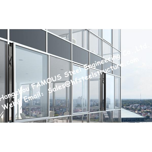 China Structural Prefabricated Modular Panel Glass Facade Curtain Wall ...