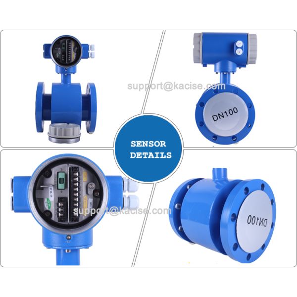 China Exd IIBT4 Type Explosion Proof Flow Meter , Electromagnetic Wastewater Flow - China ...