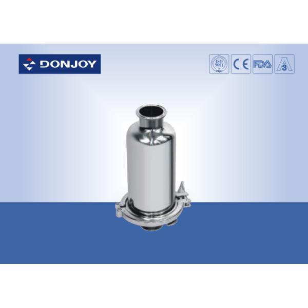 China Food Processing SS304 Inline Sanitary Filter With Sample Valve ...