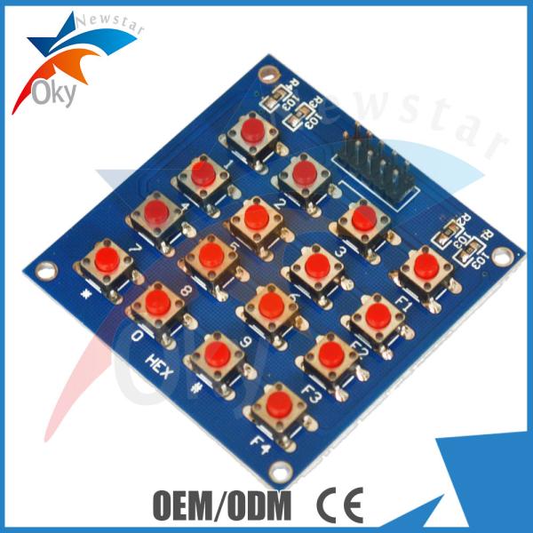 China 16 Keyboard PCB 4 x 4 LED Dot Matrix Module for Arduino , MCU ...