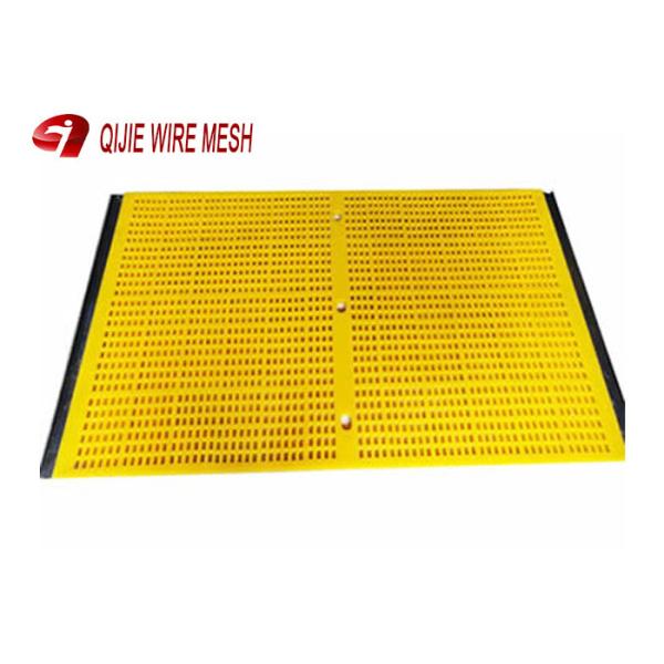 China Modular Tensioned Polyurethane Screen Panels Steel Frame Hooked ...