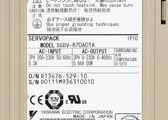 China Yaskawa SGDV-R70A01A Sigma 5 Drives AC Servo 200 V 3 PHASE Base ...