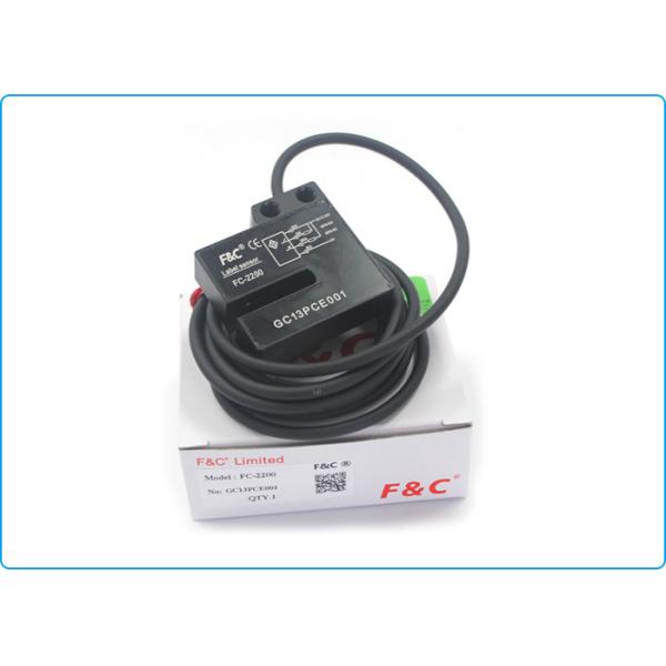 China PNP NO+NC 12V DC 6mm Slot Common Sticker Label Sensor Labeling ...