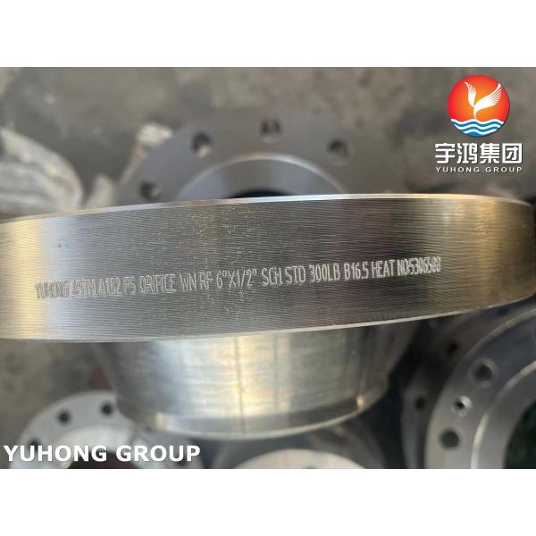 China ASTM A182 F5 Alloy Steel Flange ASME B16.5 Forged Orifice Weld ...