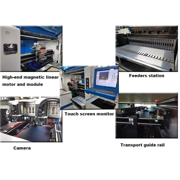 China 0402 SMT Pick And Place Machine LED Products Bulb Tube Panel SMT ...