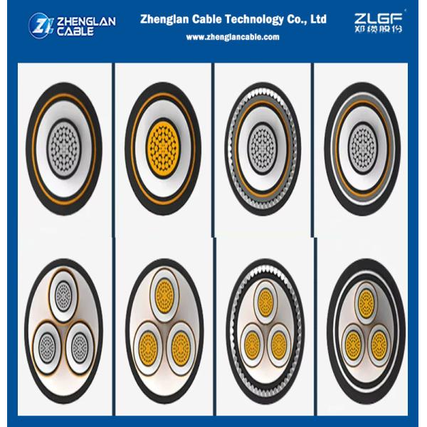 China 19/33kV Medium Voltage XLPE Insulation 3C SWA Armoured Power ...