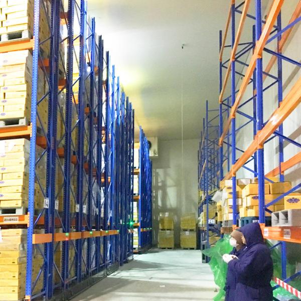 China Electric Mobile Pallet Racking Rail-Guided Electric Mobile Rack ...