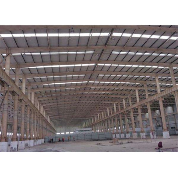 China Prefab Modular Steel Construction , Gable Frame Light Steel Frame ...