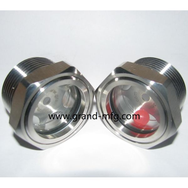 China WATER TANK SIGHT GLAS WATER FLOW SIGHT GLASS M22X1.5 threaded oil ...