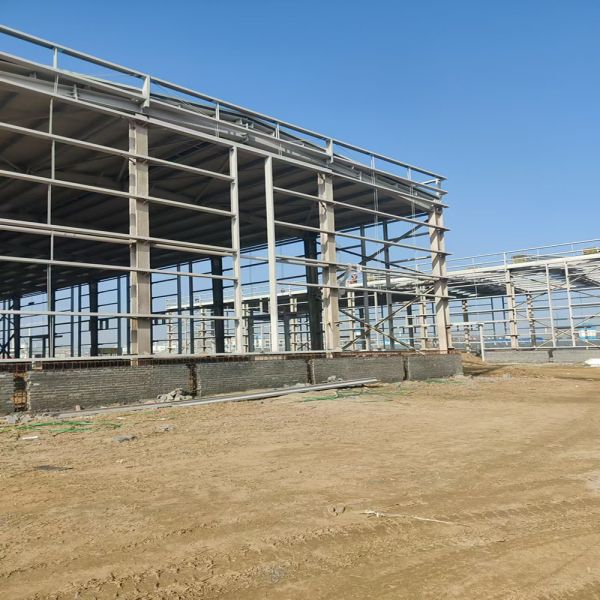 China High Weather Resistance Modern Steel Frame Buildings Industrial ...
