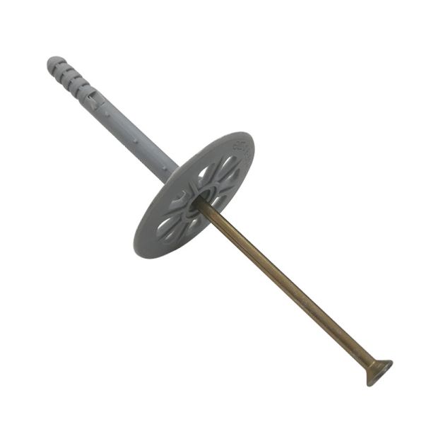 China White HDPE Plastic Insulation Fixings , Rigid Insulation Nails ...