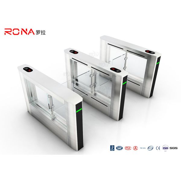 China Office Building RFID Swing Gate Turnstile Glass Gate For Access ...