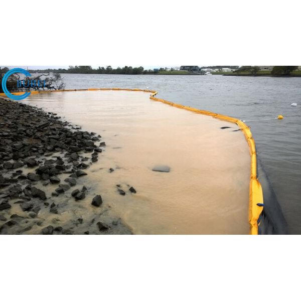 China Water Floating Sediment Curtain Baffle Permeable Silt Curtain ...