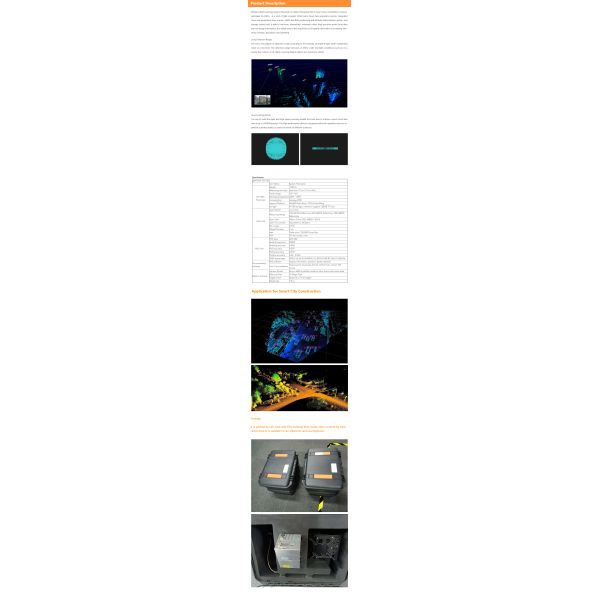 China UAV LiDAR Scanning System Geosun GS-100C+ Livox Avia Topographic ...