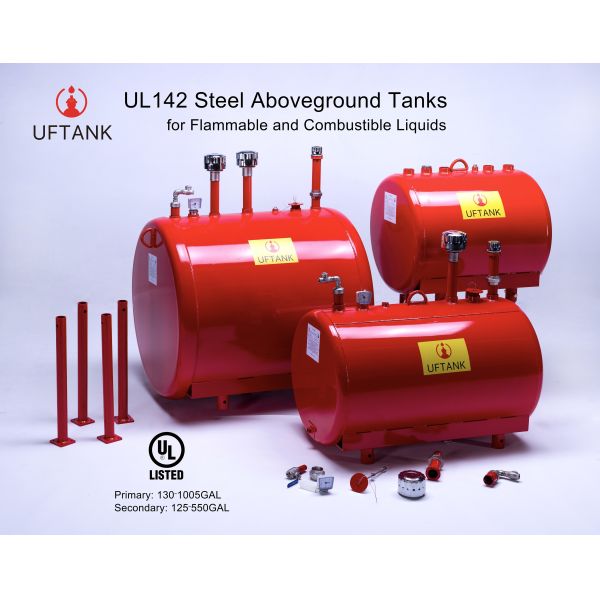 China UL Listed Diesel Fuel Tank For Fire Pump Fire Fighting System UF ...