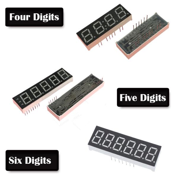 China Common Anode Dot Matrix LED Display 2 Digit 7 Segment LED Display ...