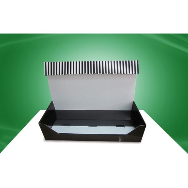 China Custom Black Cardboard Countertop Displays Box Supermarket use ...