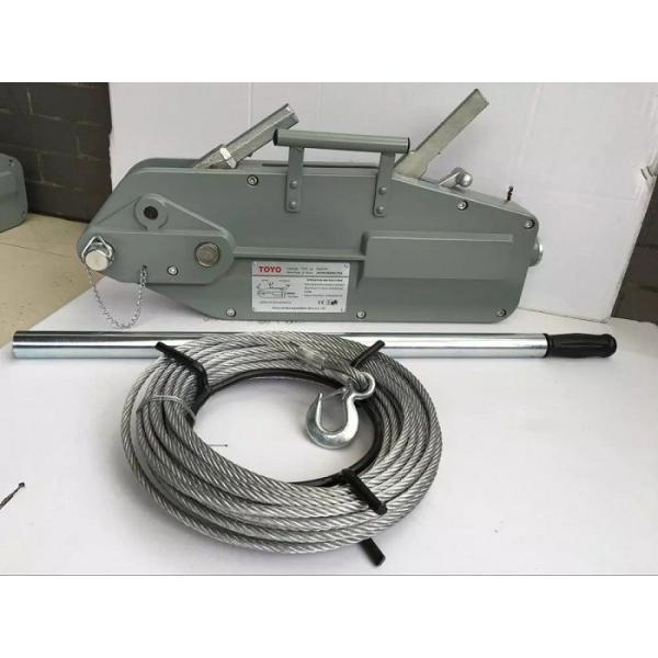 China Tirfor Steel Wire Rope Hand Winch Hoist Wire Rope Hoist Winch For Lifting - China ...