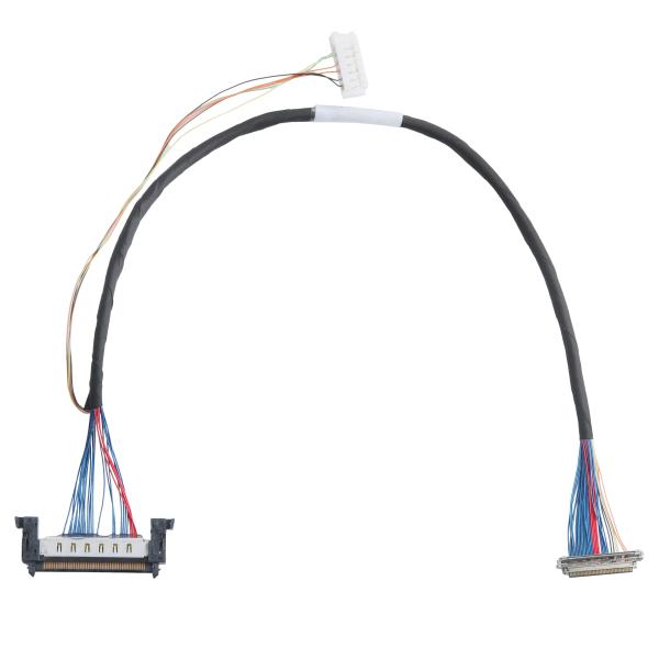 China JAE FI-RE51-HL and JST EHR-7 to 20679-040T-01 LVDS EDP Cable Micro Coaxial Cable - China ...