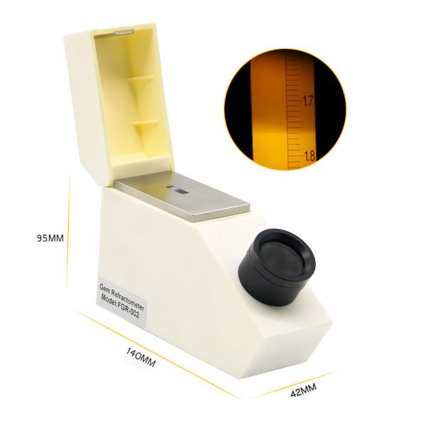China Stainless Steel Table Gem Refractive Index Tester 1.85 Scale ...