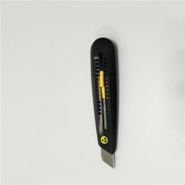 China Stainless Steel ESD Office Supplies Safe Knife Black Conductive ...
