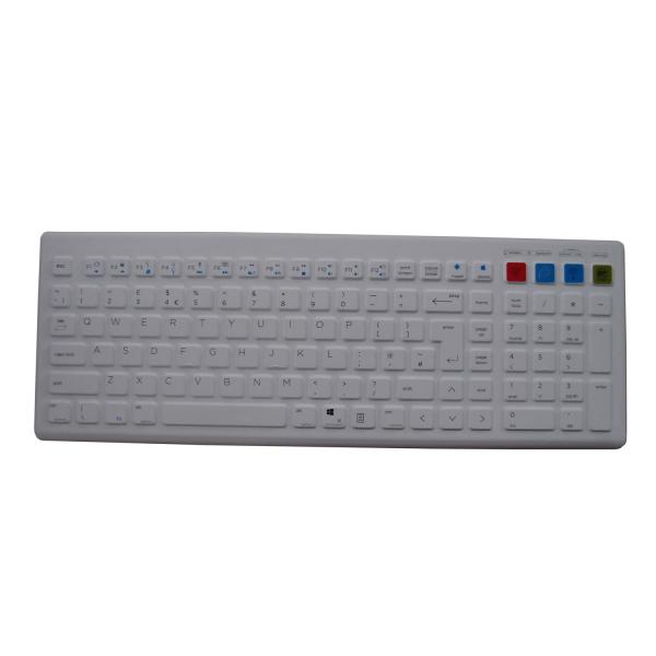 China French AZERTY Industrial Wireless Keyboard With Lock Key ...