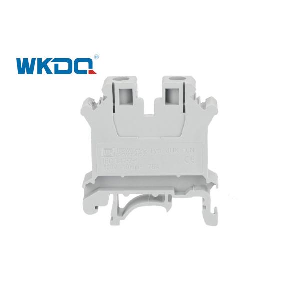 China JUK 10N Screw Clamp Electrical Terminal Block DIN Mounted Type ...
