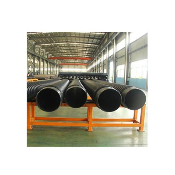 China Carat HDPE Corrugated Culvert Pipe , Corrugated High Density ...