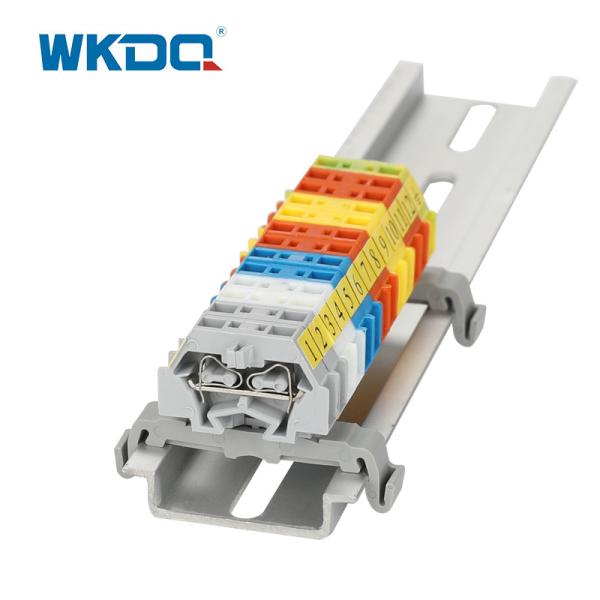 China 261-301B Strip Spring Clamp Terminal Block Connectors Mini Rail ...