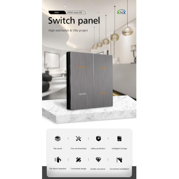 China British Standard Home Assistant Knx Switch , 3 Gang Smart Light ...