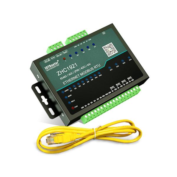 China ZHC1921 Mqtt Protocol Rs485 Ethernet Relay Controller With Pulse Counting System - China ...