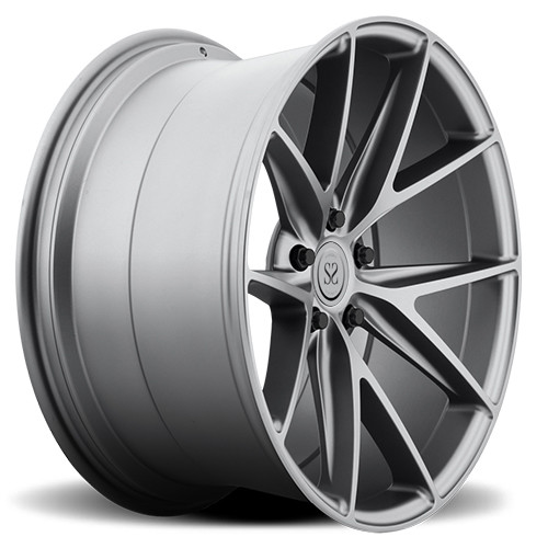 China Chinese customize deep dish 1 pc flow forged red color wheel rim ...